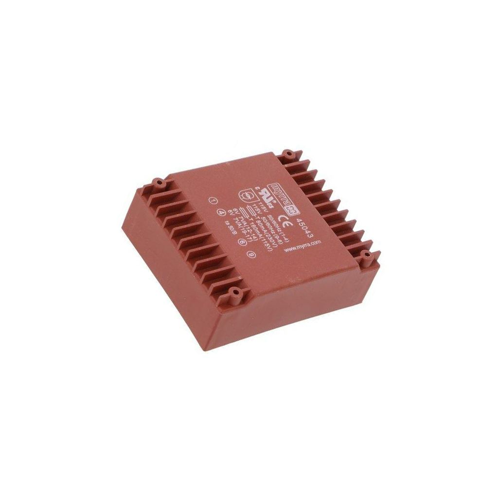45043 Transformator überzogen 14VA 115/230VAC 6V 6V 1167mA 1167mA MYRRA ...