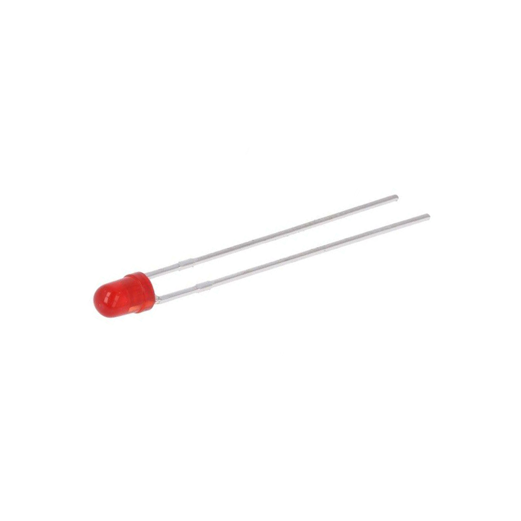 10X L-7104LID LED 3mm rot 0 8-2mcd 50° Front gewölbt Anz. Ausg 2 ...