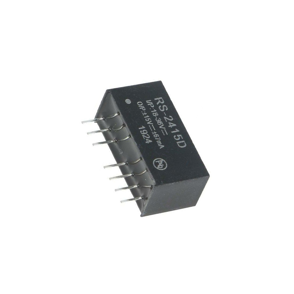 RS-2415D Converter: DC/DC 2W UEing: 18-36V UAusg: 15VDC UAusg2: -15VDC SIP8 RECOM 7437241396327 ...