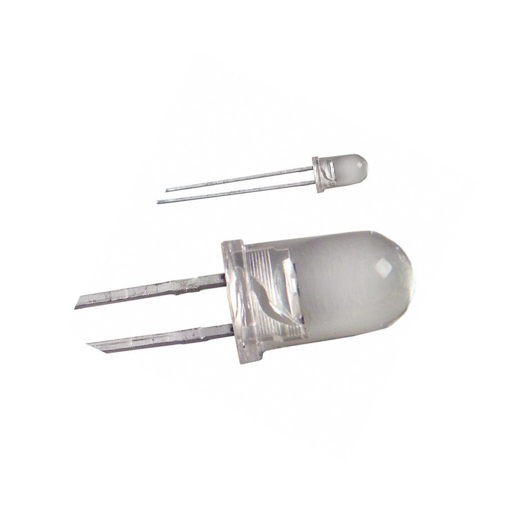 2x SFH 213 Photodiode IR PIN 5mm 850nm 400-1100nm 10° Mounting: THT 1nA ...