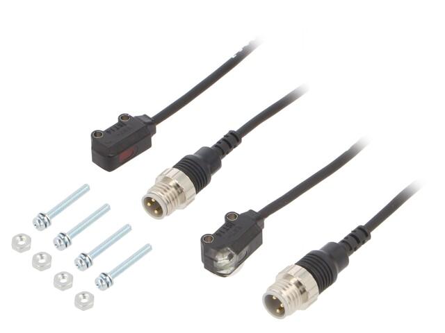 E3T-ST14-M5J 0.3M SENSOR: Photoelectric Range: 0-1000mm PNP DARK-ON 50mA
