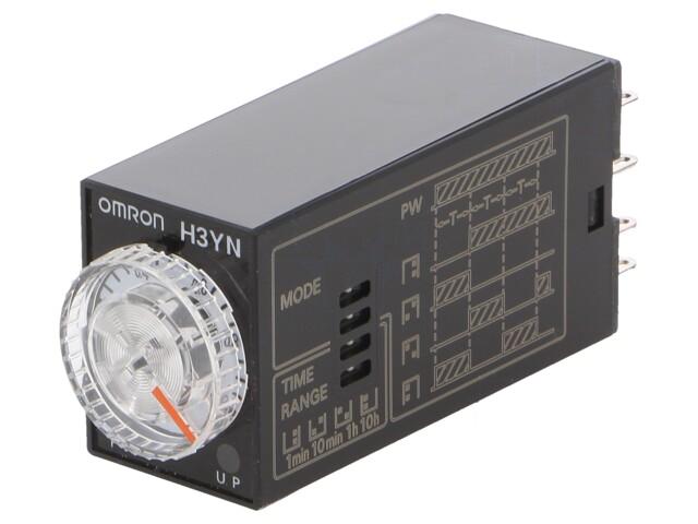 H3YN-21-B AC24 ZEITRELAIS 0,1min-10h DPDT 250VAC/5A UStrom: 24VAC Sockel OMRON EUR 142,49 ...