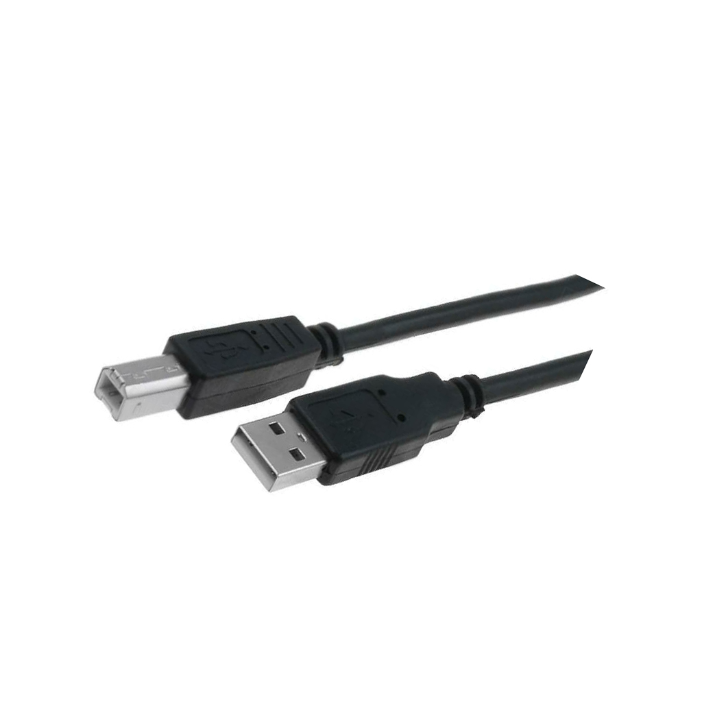 CU201-B-050-PB Kabel USB 2.0 USB A-Stecker USB B-Stecker vernickelt 5m ...