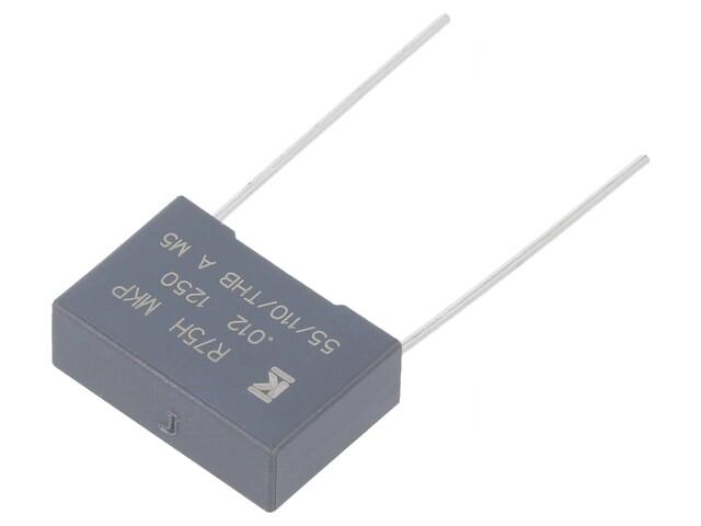 4X R75RI212050H3J Capacitor: Polypropylene 12nF 15mm ±5% 18x6x12mm -55 ...